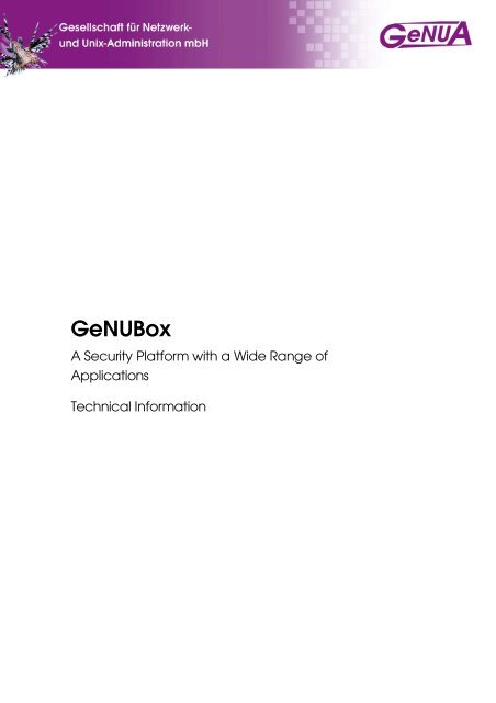 GeNUBox - GeNUA