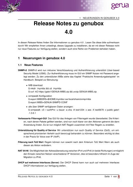 genubox Version 4.0 Release Notes - GeNUA