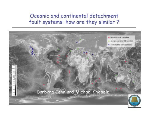 Oceanic and continental detachment fault systems: how are they ...