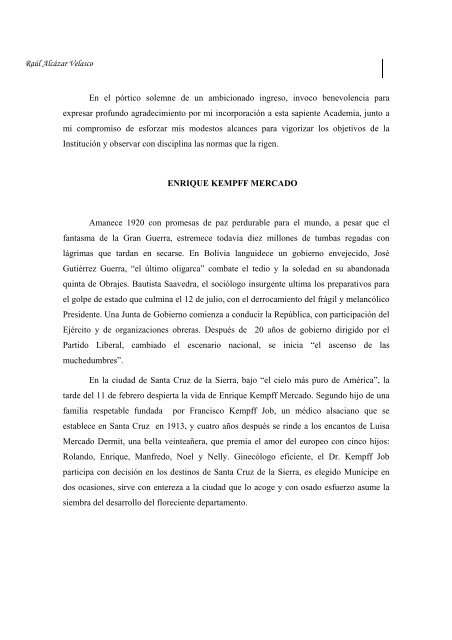 el discurso en formato PDF - Academia Boliviana de la Lengua
