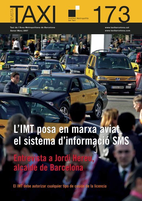 Revista Taxi nº173 PDF - Institut Metropolità del Taxi
