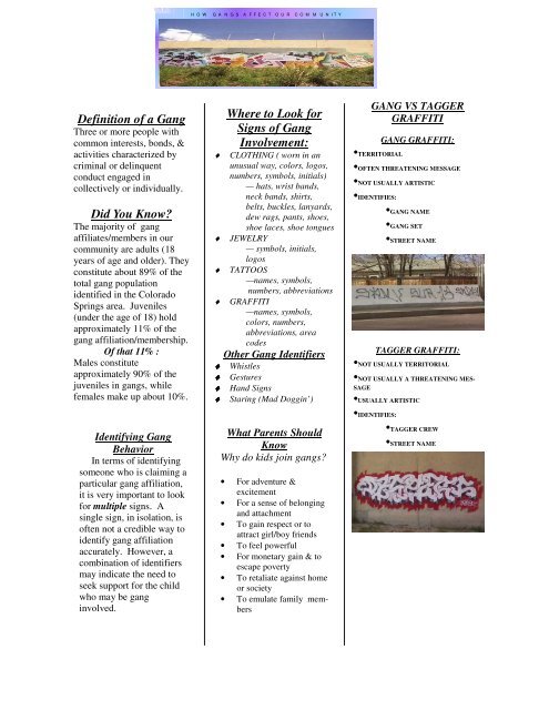 Gang Names And Colors