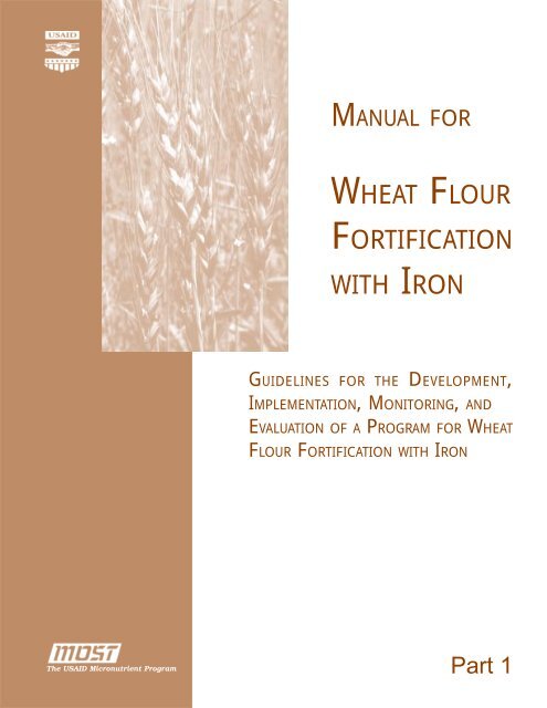 WHEAT FLOUR FORTIFICATION WITH IRON
