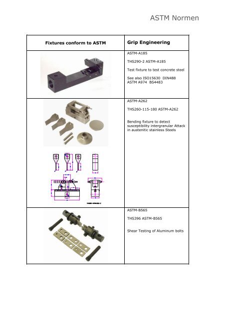 Grips and Fixtures for tensile testing confirm to ... - Grip-Engineering
