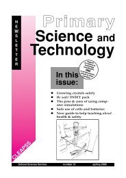 Student Safety Sheets - Print version - CLEAPSS