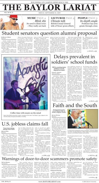 THE BAYLOR LARIAT - Baylor University