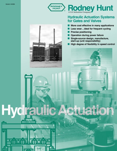 Hydraulic systems - Rodney Hunt Company