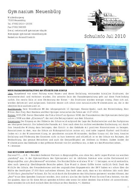 Juli (pdf; 2,1 MB) - Gymnasium Neuenbürg