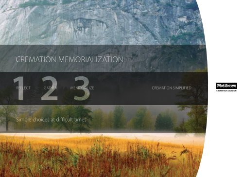 CREMATION MEMORIALIZATION - Matthews Cremation