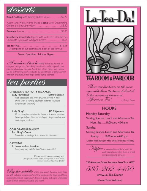 D2540 Take Out Menu May2011 w background - La-Tea-Da