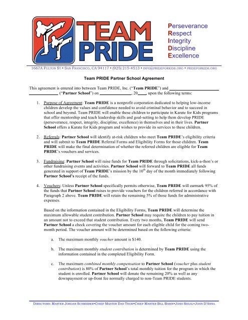 Perseverance Respect Integrity Discipline Excellence - Master ...