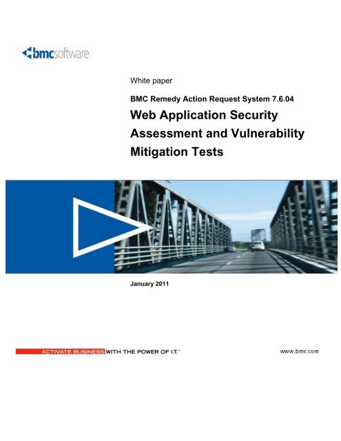Bmc Remedy Action Request System 7604 Web Application