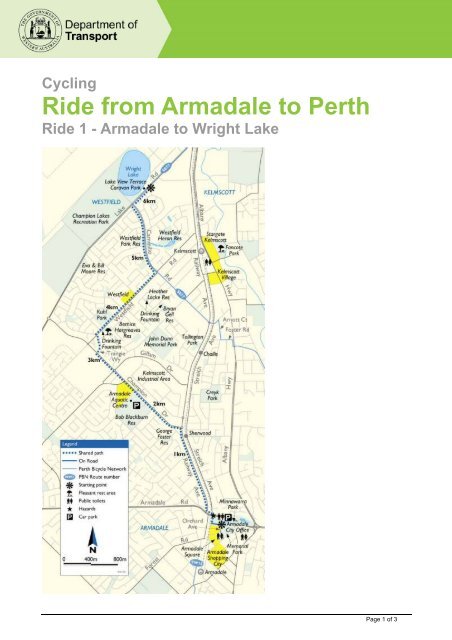 Ride from Armadale to Perth - section rides