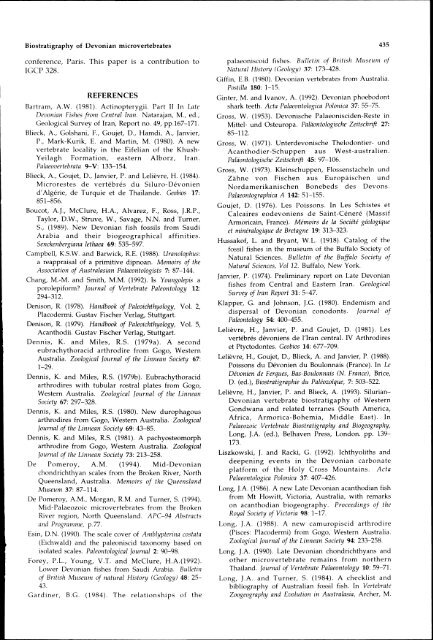 biotratigraphy of devonian microvertebrates from broken river, north