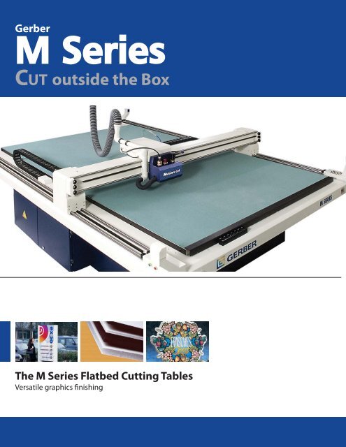 M Series Brochure - Gerber Scientific Products