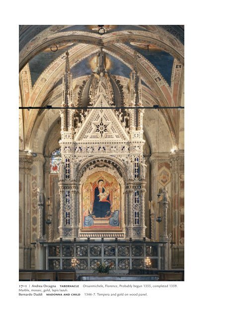 17–1 Andrea Orcagna TABERNACLE Orsanmichele ... - Pearson