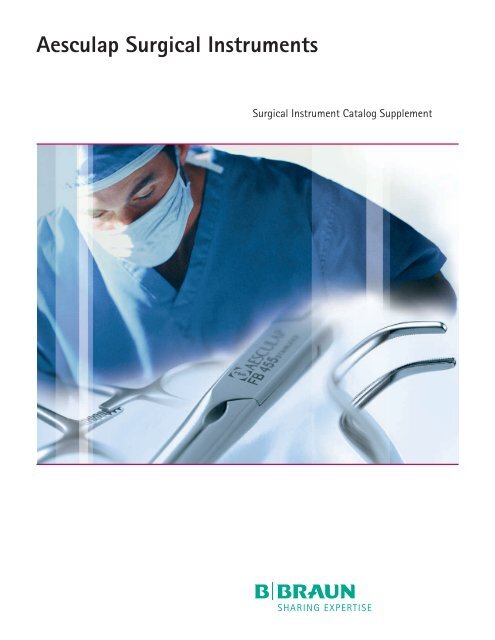 Aesculap Surgical Instruments Catalog