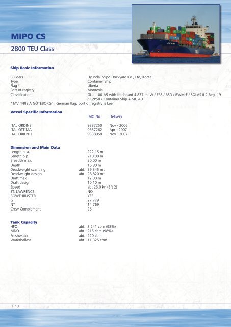 PDF Printable Ship Info - Hartmann Reederei