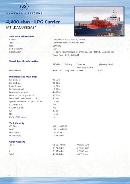 PDF Printable Ship Info - Hartmann Reederei