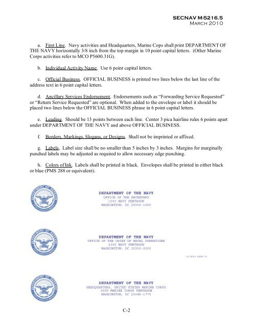 Marine Corps Separations Manual