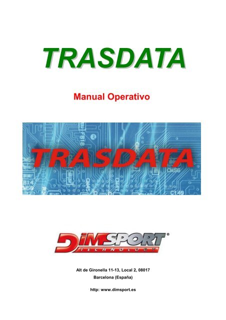 BDM Trasdata. - DimSport