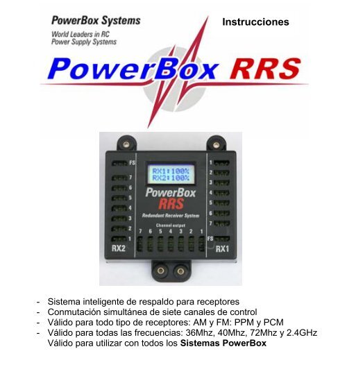 Power Box RRS - PowerBox Systems