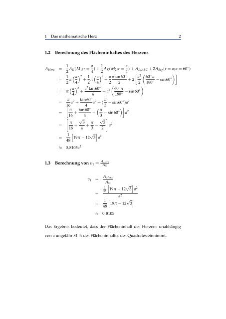 1 Das mathematische Herz