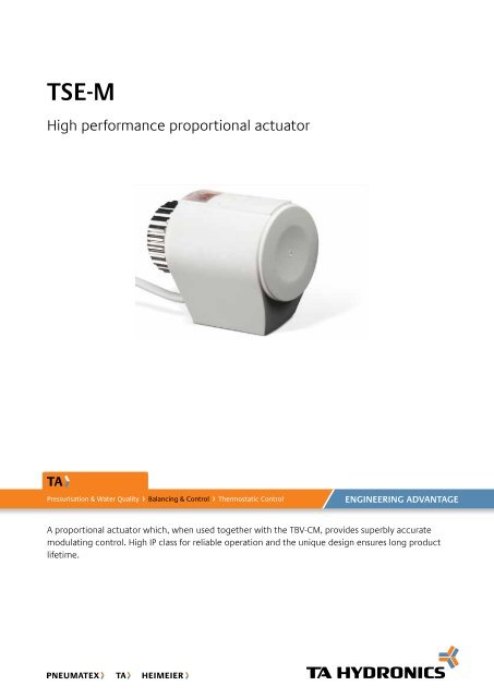 TSE-M - TA Hydronics