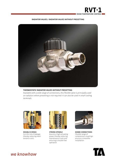 RVT-1 2008.05 - TA Hydronics