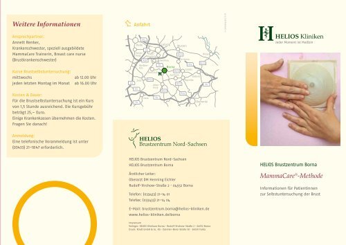 MammaCare®-Methode Weitere Informationen - HELIOS Kliniken ...