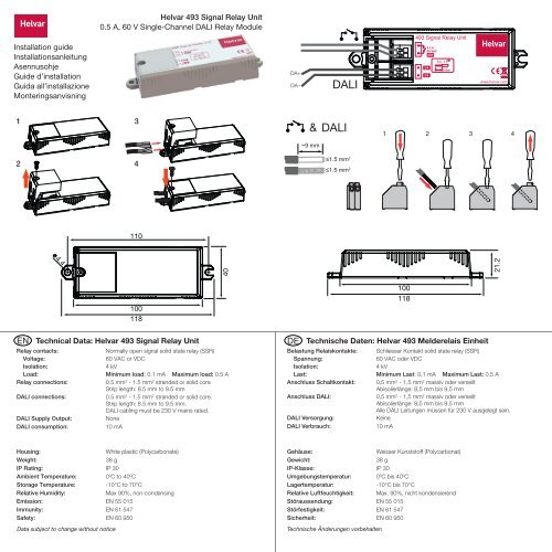 DALI DALI & - Helvar