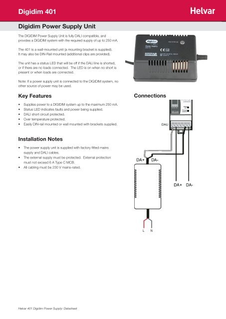 Digidim 401 - Helvar
