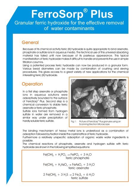 FerroSorp® Plus