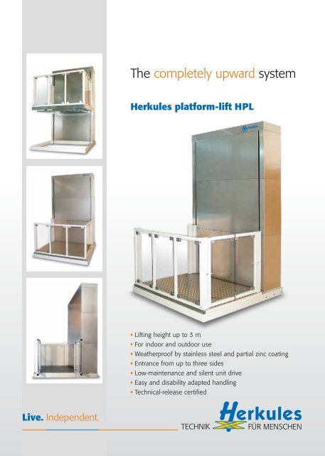 Flyer HPL EN - Herkules Reha Technik GmbH