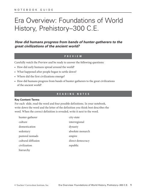 The Word World History