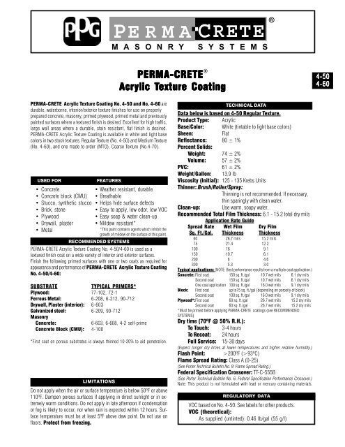 ds4-50_4-60_4-70 PERMA-CRETE Acrylic Texture Coating P ...