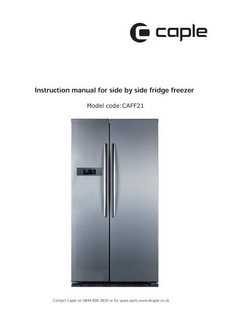 Instruction Manual - Caple