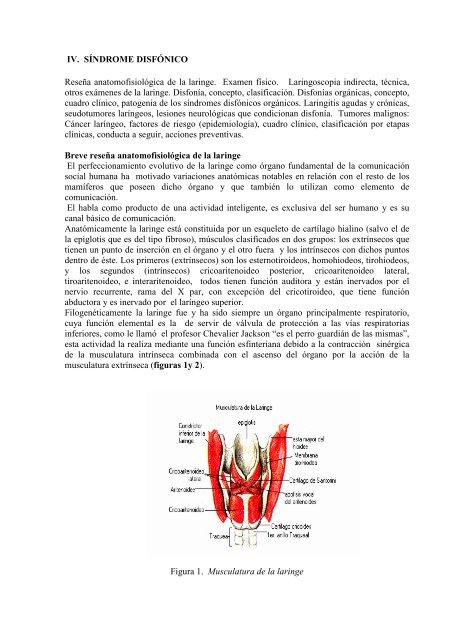 Síndrome dísfonico