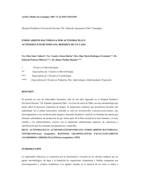 Formato PDF - Revista Electrónica Archivo Médico de Camagüey