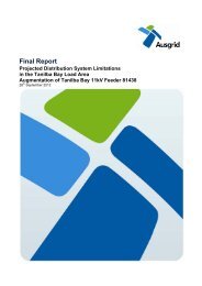 NOTIFICATION OF SERVICE WORK (NOSW) - Ausgrid