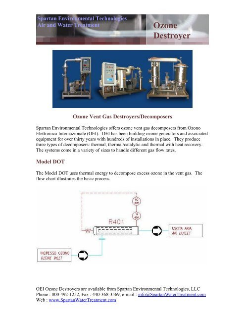 Ozone Destroyer - Spartan Environmental Technologies