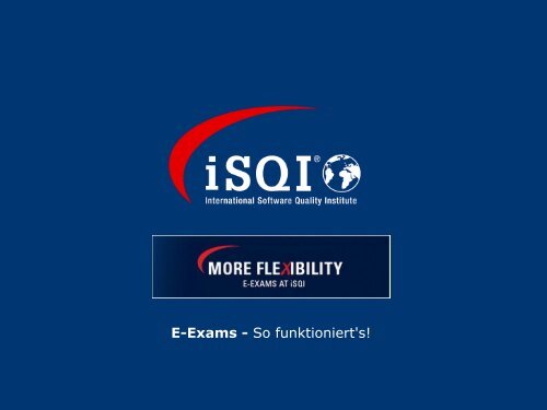 E-Exams - iSQI