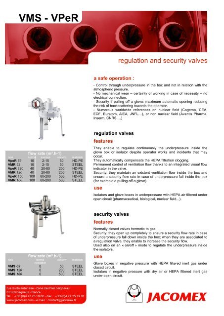 VMS - VPeR - Jacomex