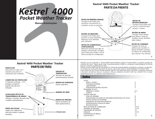 Kestrel® 4000 Pocket Weather Tracker