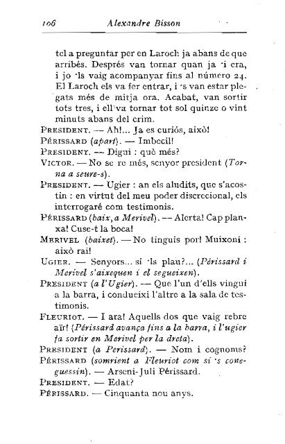 Alexandre Bisson, La senyora X, traducció de Narcís Oller (1910)