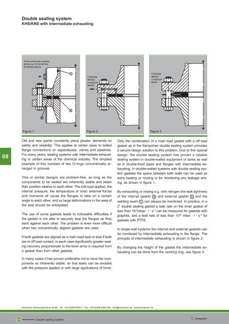 Double sealing system KHS/KNS - Kempchen Dichtungstechnik ...