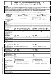 Antrag auf Sozialhilfe SGB XII