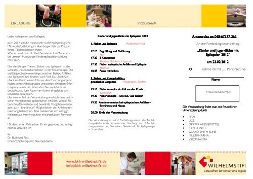 Programm als PDF - Kinderkrankenhaus Wilhelmstift