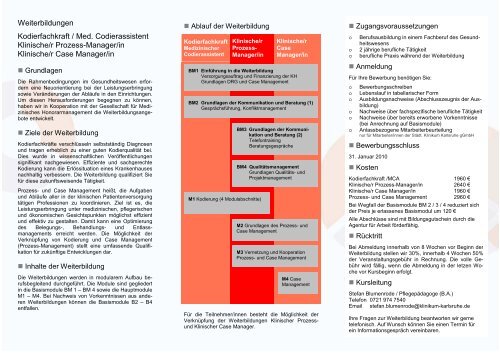 CaseManager Flyer online - Städtisches Klinikum Karlsruhe