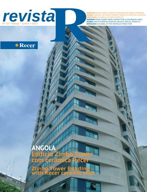 Edifício Zimbo Tower com cerâmica Recer ANGOLA